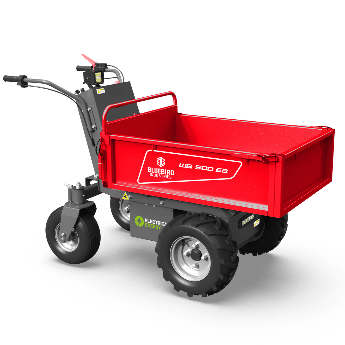 Bluebird WB500 EB Electric Power Barrow – Tracmaster Ltd
