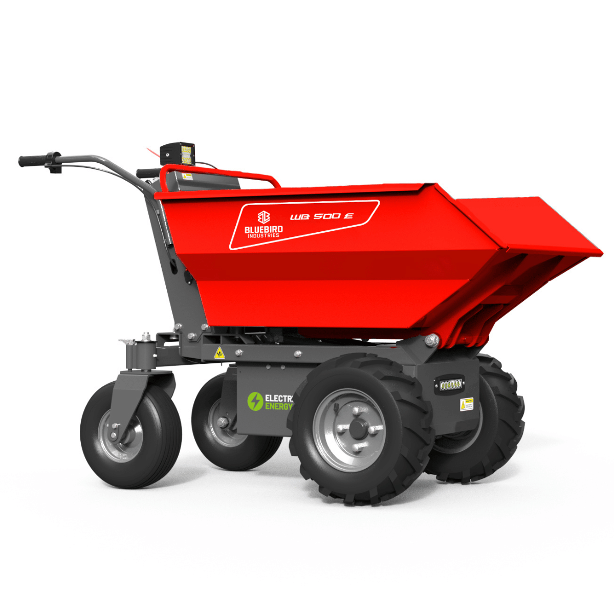 Bluebird WB500 EB Electric Power Barrow – Tracmaster Ltd