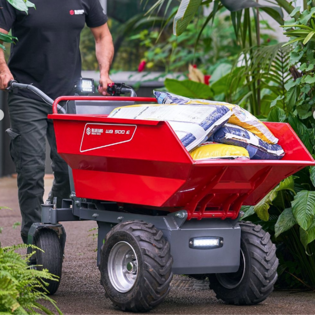 Bluebird WB500 EB Electric Power Barrow – Tracmaster Ltd