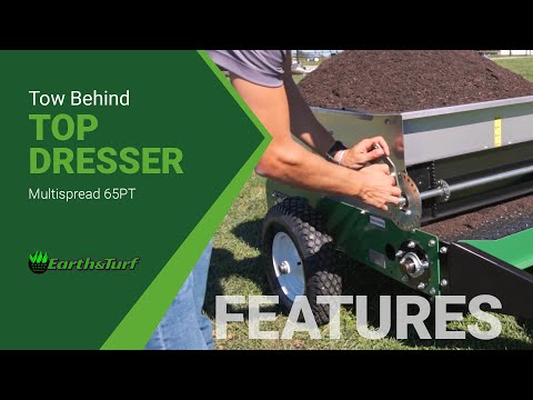 Earth & Turf Top Dress Spreader attachment – Tracmaster Ltd